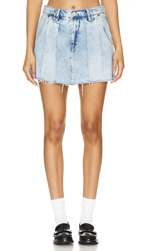 Blanknyc Guest Star Denim Skirt - Natural