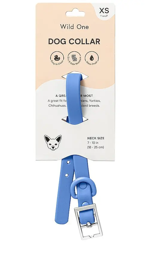 WILD ONE Extra Small Collar In Blue - Moonstone