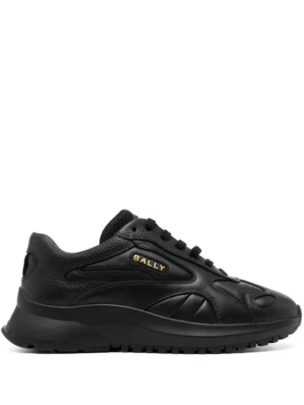 Bally Panelled Leather Sneakers