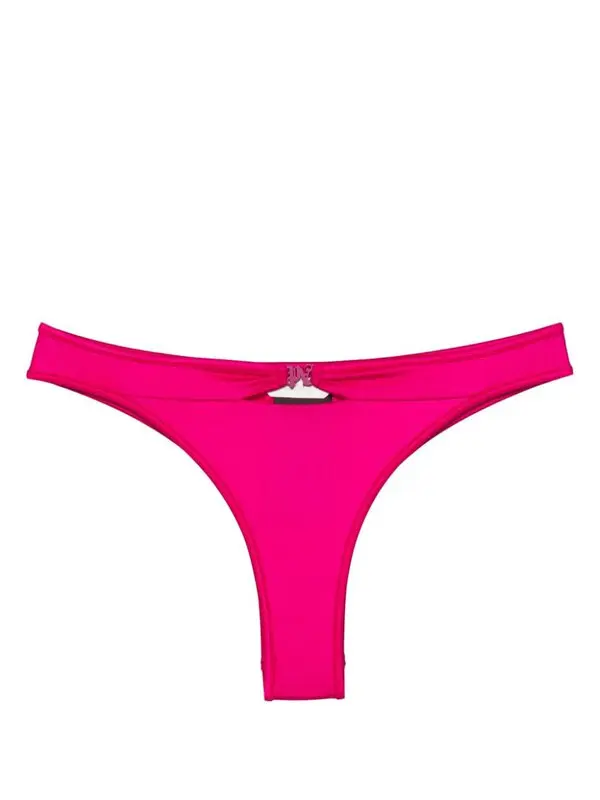 Palm Angels Monogram-plaque Bikini Bottom - Pink