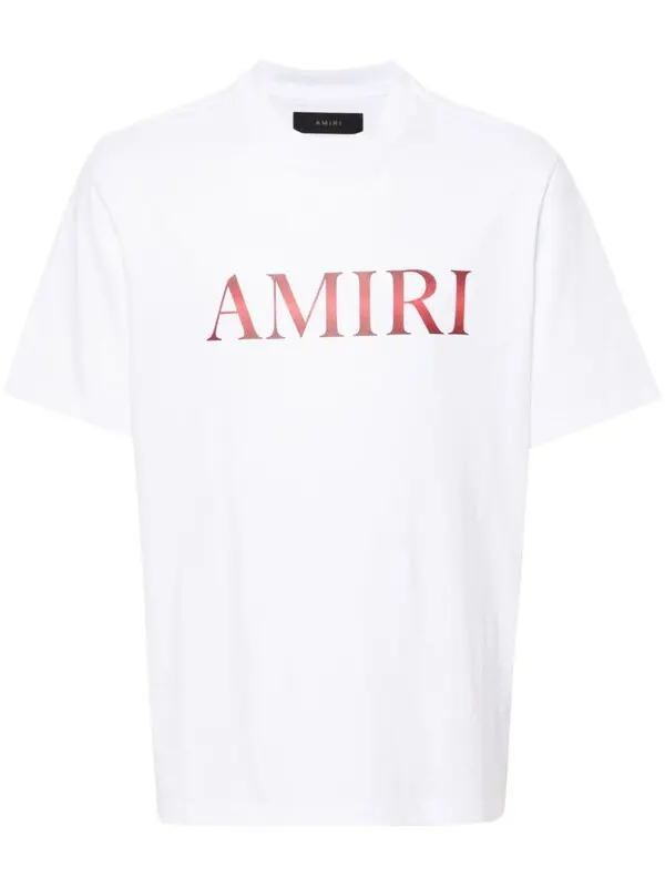 Amiri Logo-print Cotton T-shirt - White