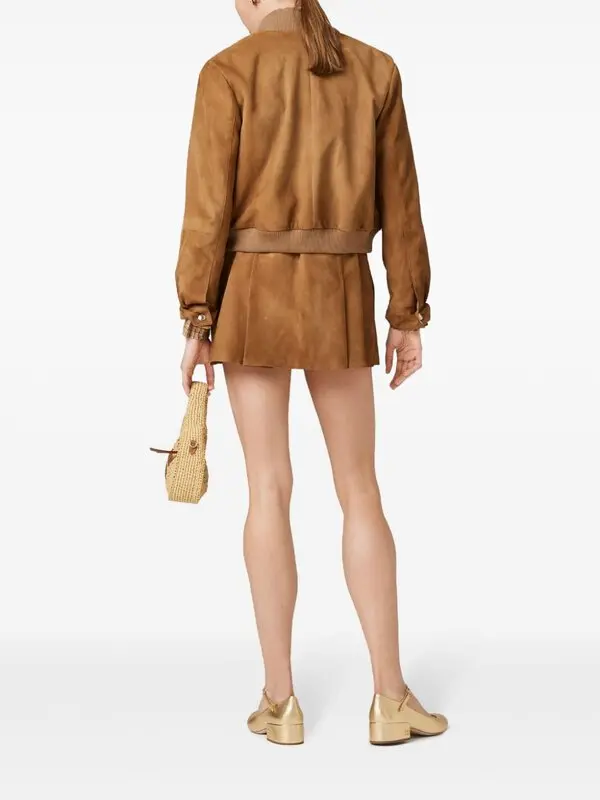 Miu Miu Suede Nappa Leather Jacket