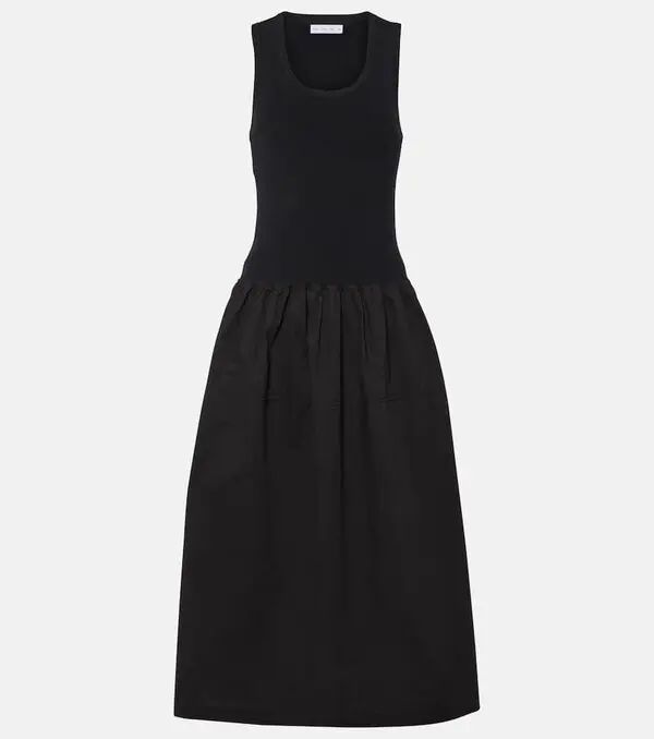 Proenza Schouler White Label Malia Cotton Poplin Maxi Dress