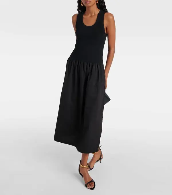 Proenza Schouler White Label Malia Cotton Poplin Maxi Dress