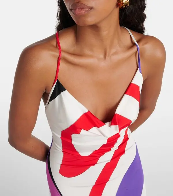 Emilio Pucci Marmo Printed Minidress - Multicoloured