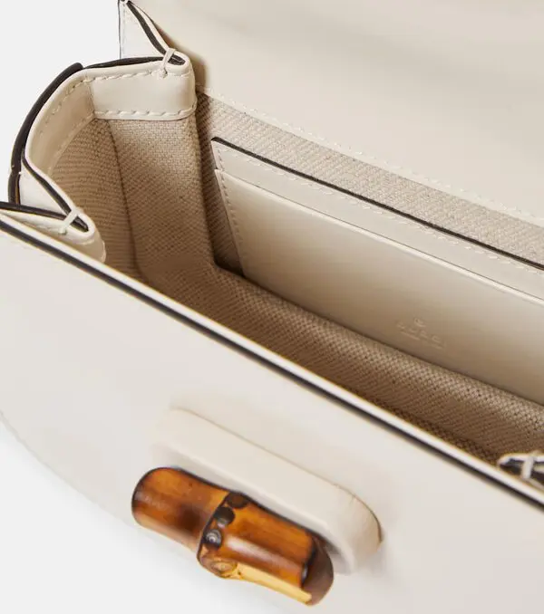 Gucci Bamboo 1947 Mini Top-handle Bag - White