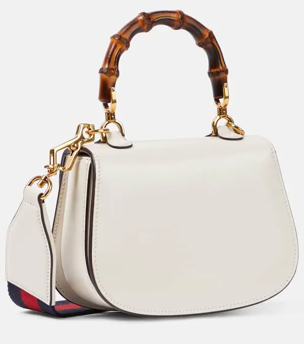 Gucci Bamboo 1947 Mini Top-handle Bag - White