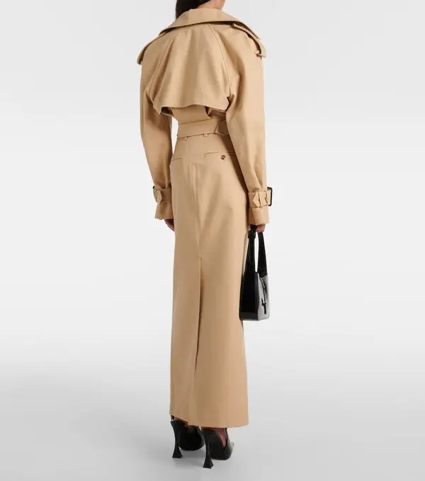 Wardrobe.NYC Drill Cotton Maxi Skirt - Neutrals