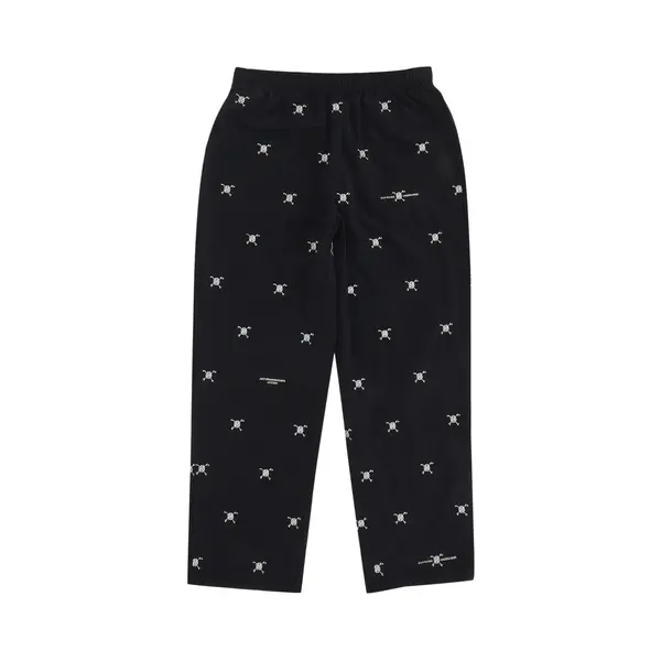 Supreme Spellout-Embroidered Track Pants - Black | Editorialist