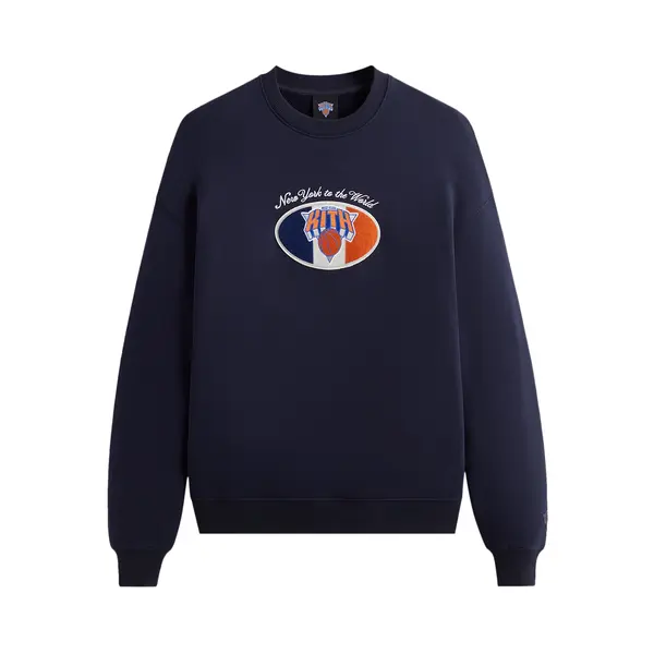 Kith For The New York Knicks Insignia Nelson Crewneck - Blue
