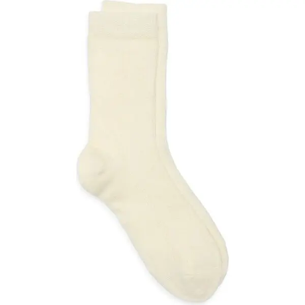 CASA CLARA Bow Cotton Quarter Socks - Ivory
