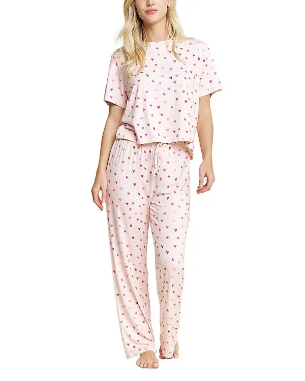Honeydew Intimates Printed Pajama Set - Marzipan Hearts
