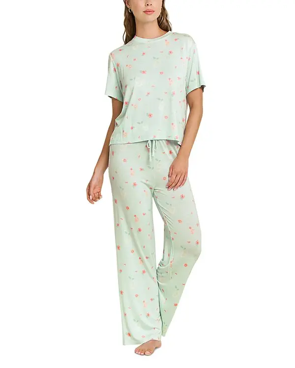 Honeydew Intimates Printed Pajama Set - Mint Mojito Bliss