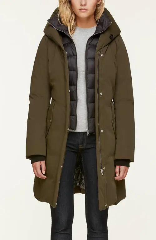 Soia & Kyo Slim Fit Hooded Down Coat