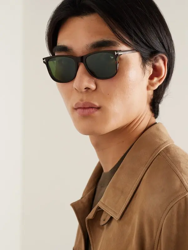 TOM FORD Sinatra D-frame Sunglasses - Tortoiseshell