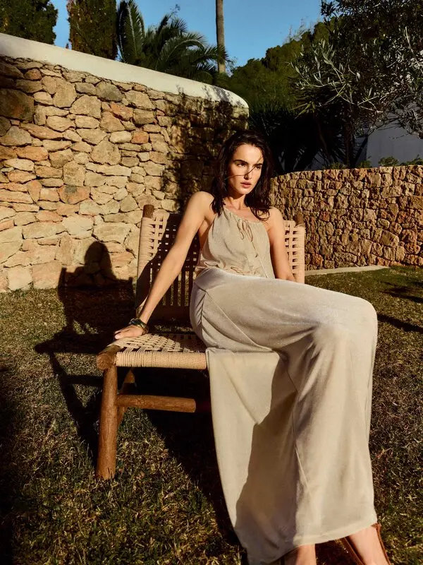 REFORMATION Lupe Knit Maxi Dress - Ivory