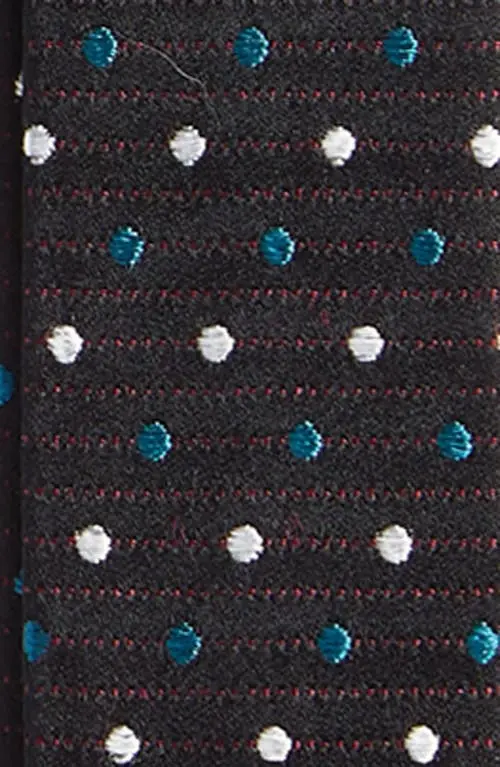 CLIFTON WILSON Polka Dot Silk Suspenders
