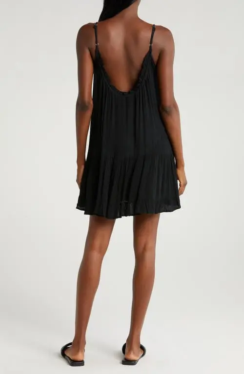 Elan Ruffle Trim Cover-up Dress