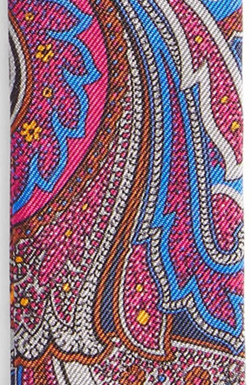 CLIFTON WILSON Paisley Silk Suspenders