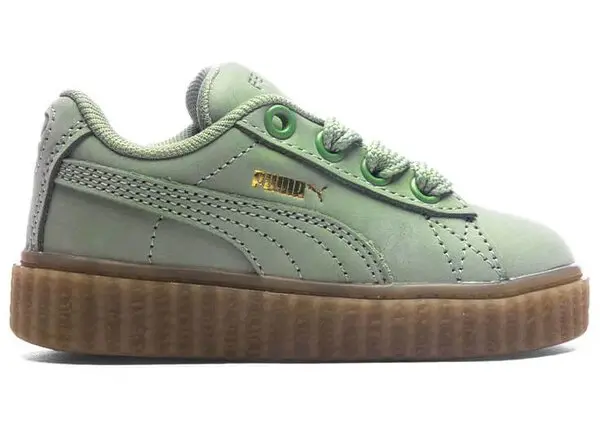 PUMA Creeper Phatty Sneakers - Green Fog/gold/gum