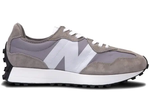 NEW BALANCE 327 Lace-up Sneakers - Grey/white