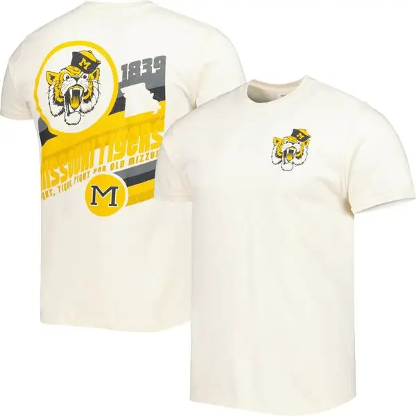 IMAGE ONE Missouri Tigers Vault Vintage Comfort Color T-shirt - Cream