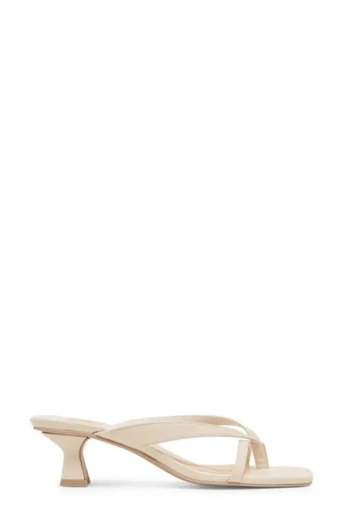 Dolce Vita Brevel Kitten Heel Flip Flop - Bone Leather