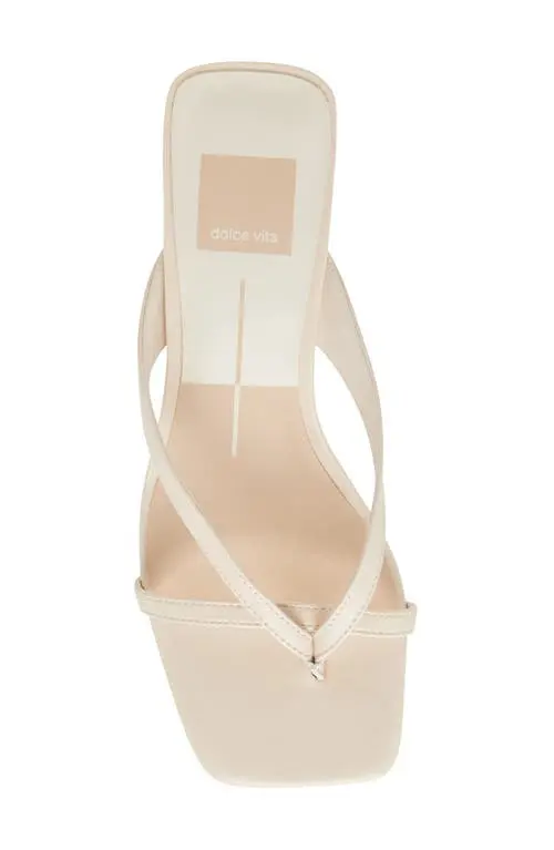 Dolce Vita Brevel Kitten Heel Flip Flop - Bone Leather