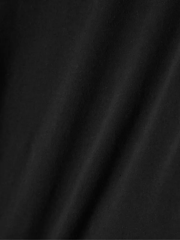 NILI LOTAN Mariela Cotton-jersey T-shirt - Black