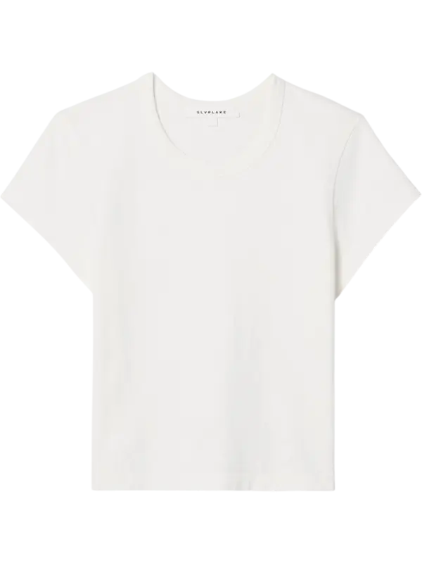SLVRLAKE Easy Cotton-jersey T-shirt - White