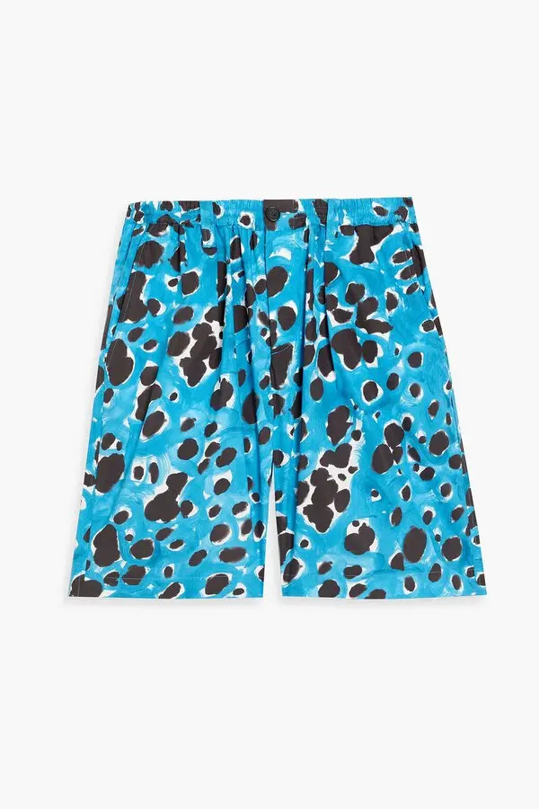 Marni Printed Cotton Shorts