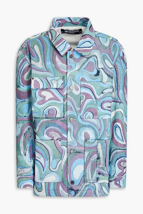 Jacquemus Pescadou Printed Denim Jacket