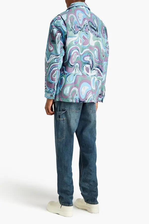 Jacquemus Pescadou Printed Denim Jacket