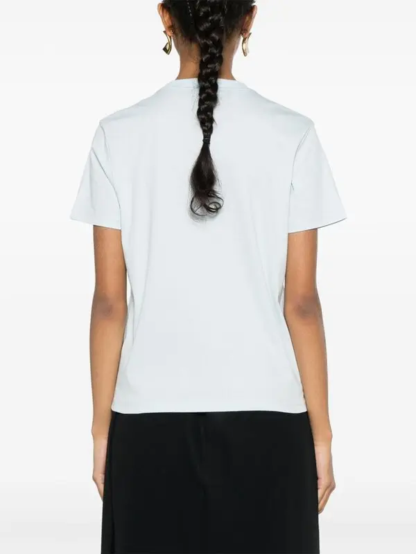 LANVIN Embroidered Logo T-shirt - Blue