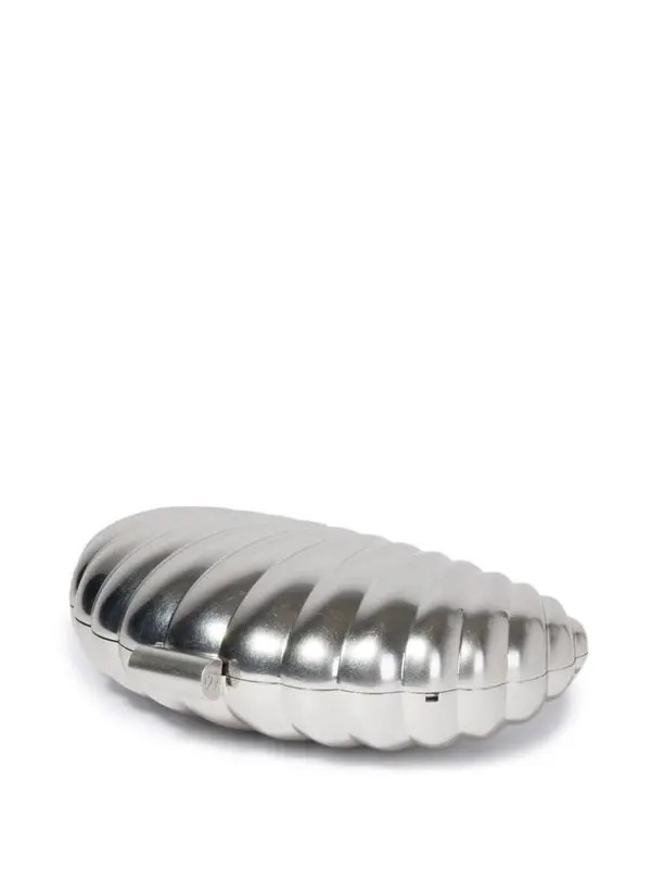 Simkhai Monet Shell-motif Clutch - Silver