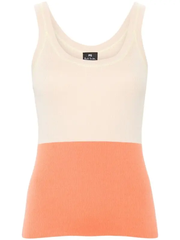 Paul Smith Colourblock Ribbed Tank Top