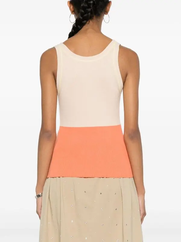Paul Smith Colourblock Ribbed Tank Top