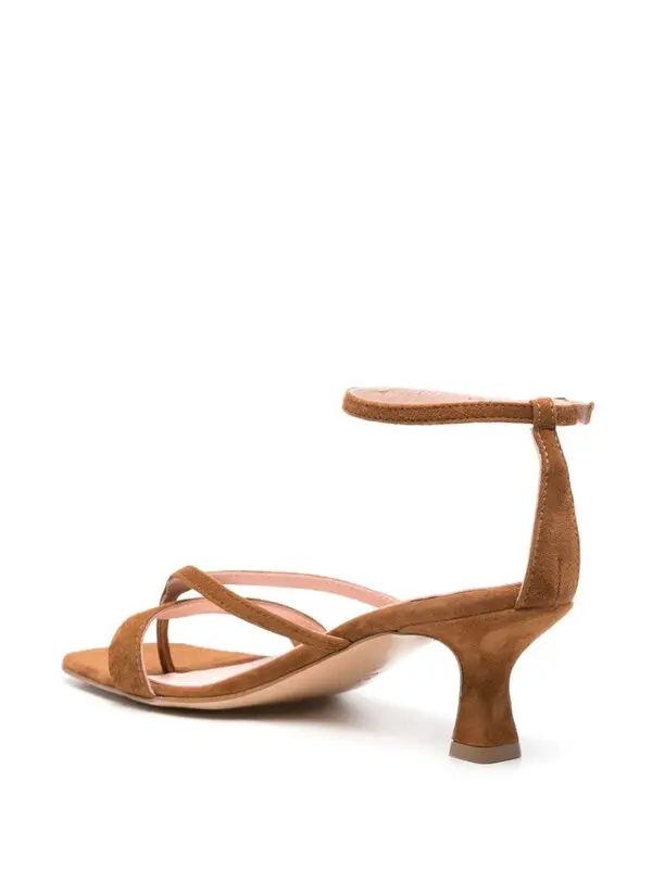 ANNA F. Suede Thong Sandals