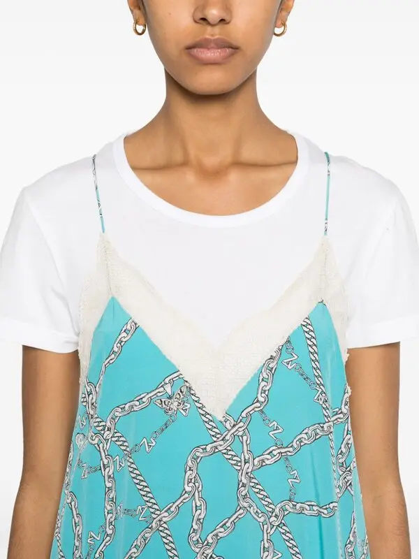 Zadig&Voltaire Ristyl Logo-print Maxi Dress - Blue