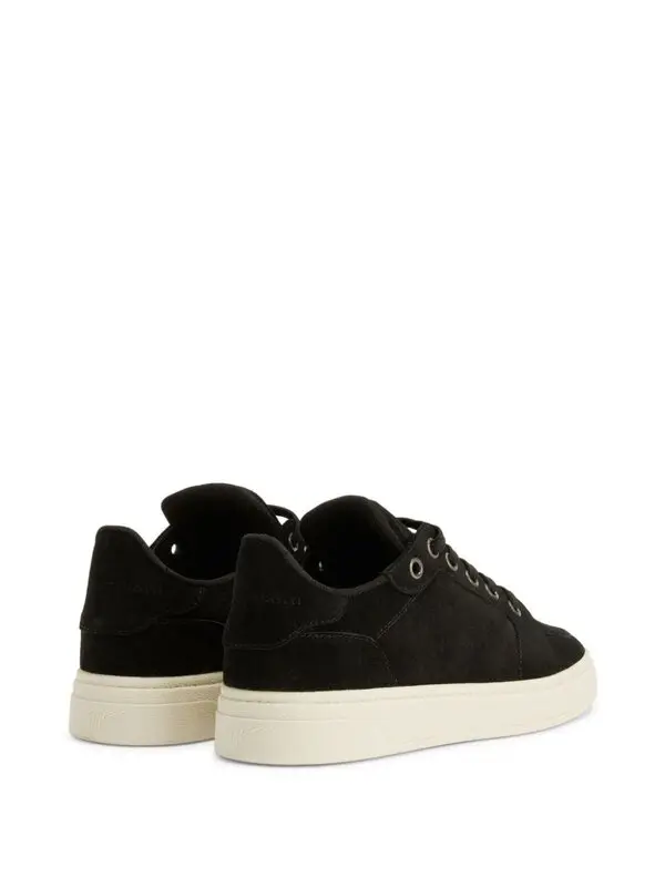 GIUSEPPE ZANOTTI Lace-up Low-top Sneakers - Black
