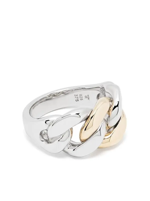 Tom Wood Dean Duo Ring - Silver