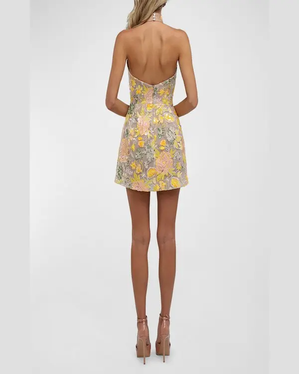 Helsi Sara Floral Sequin Mini Dress In Summer Floral - 30% Off |  Editorialist