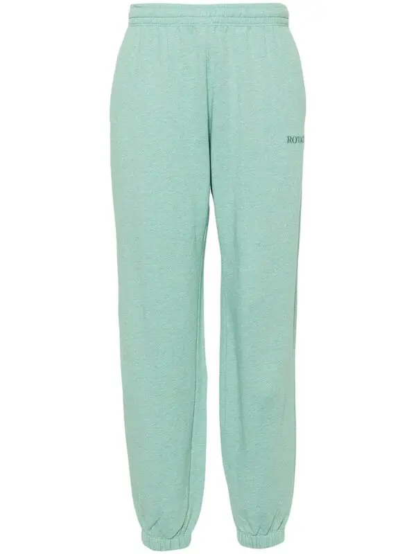 ROTATE BY BIRGER CHRISTENSEN Logo-embroidered Track Pants - Green