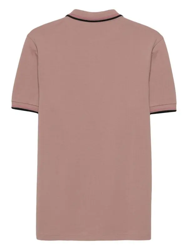 Fred Perry Logo-embroidered Cotton Polo Shirt - Pink