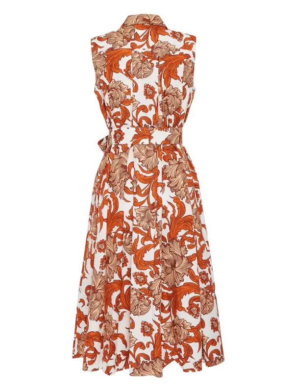 La DoubleJ Tootsie Lace-panel Midi Dress