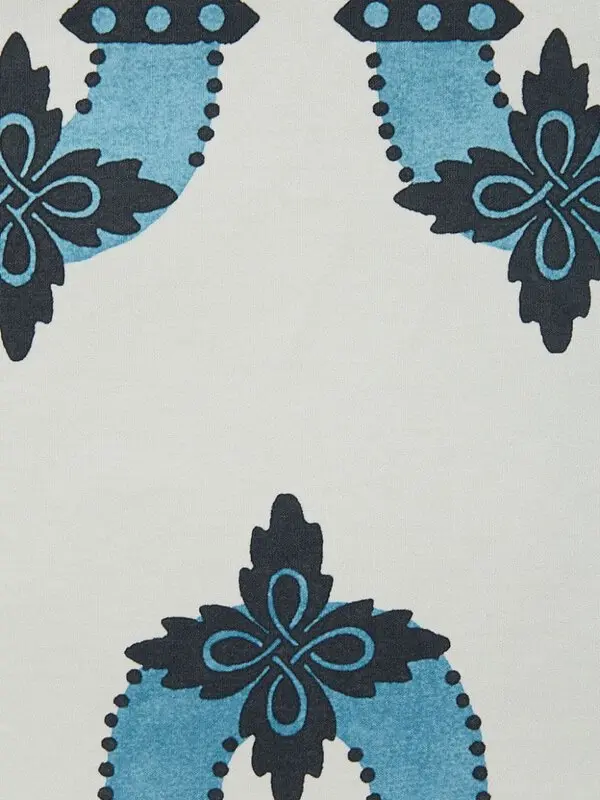 La DoubleJ Sirocco Print Off-shoulder Dress - Blue