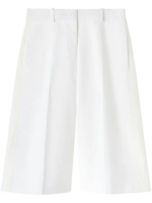 JIL SANDER Cotton Tailored Bermuda Shorts