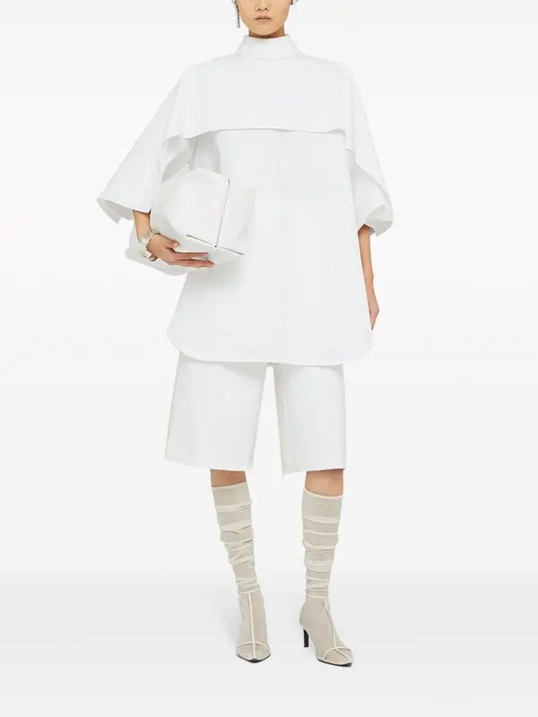 JIL SANDER Cotton Tailored Bermuda Shorts