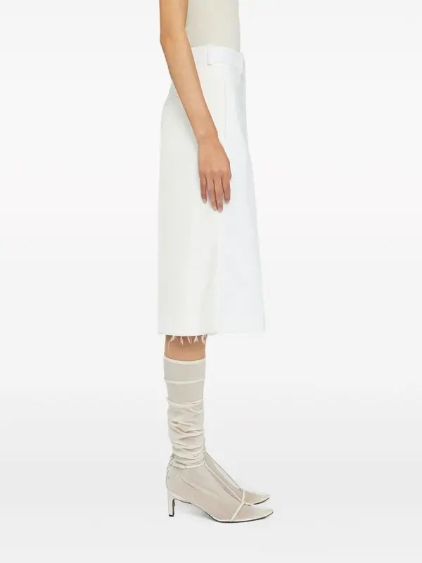JIL SANDER Cotton Tailored Bermuda Shorts