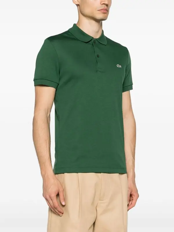 Lacoste Logo-patch Jersey Polo Shirt
